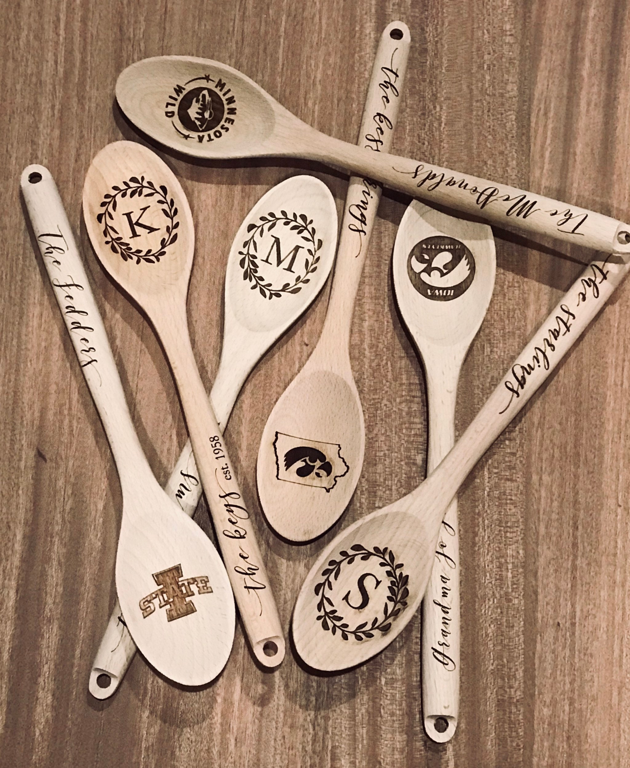 Custom Bulk Order Personalized Wooden Spoon for Keepsake - Etsy
