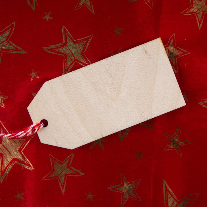 Custom Engraved Wooden Gift Tags Personalization Available - Etsy