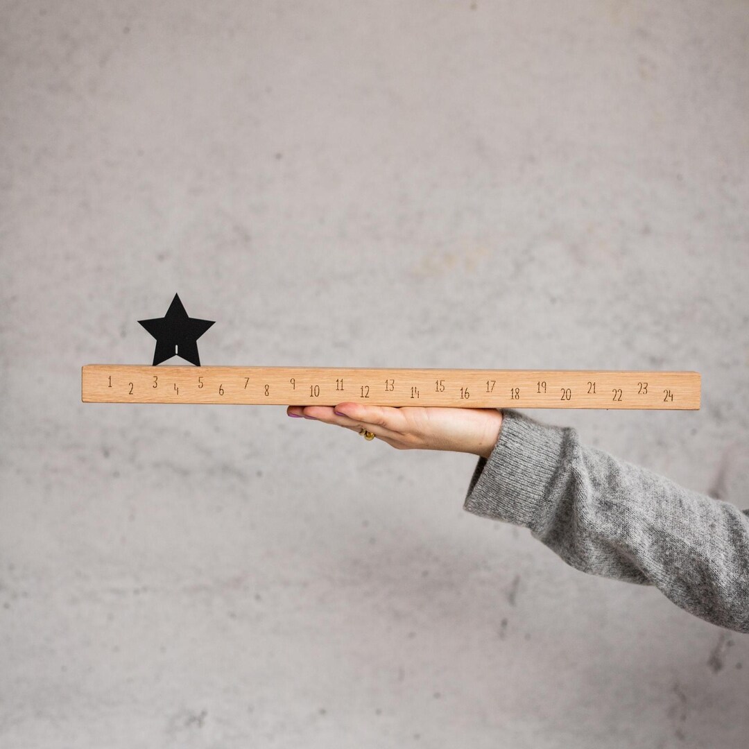 Advent Bar Star / Advent Calendar Picture Bar Photo Bar Card Bar ...