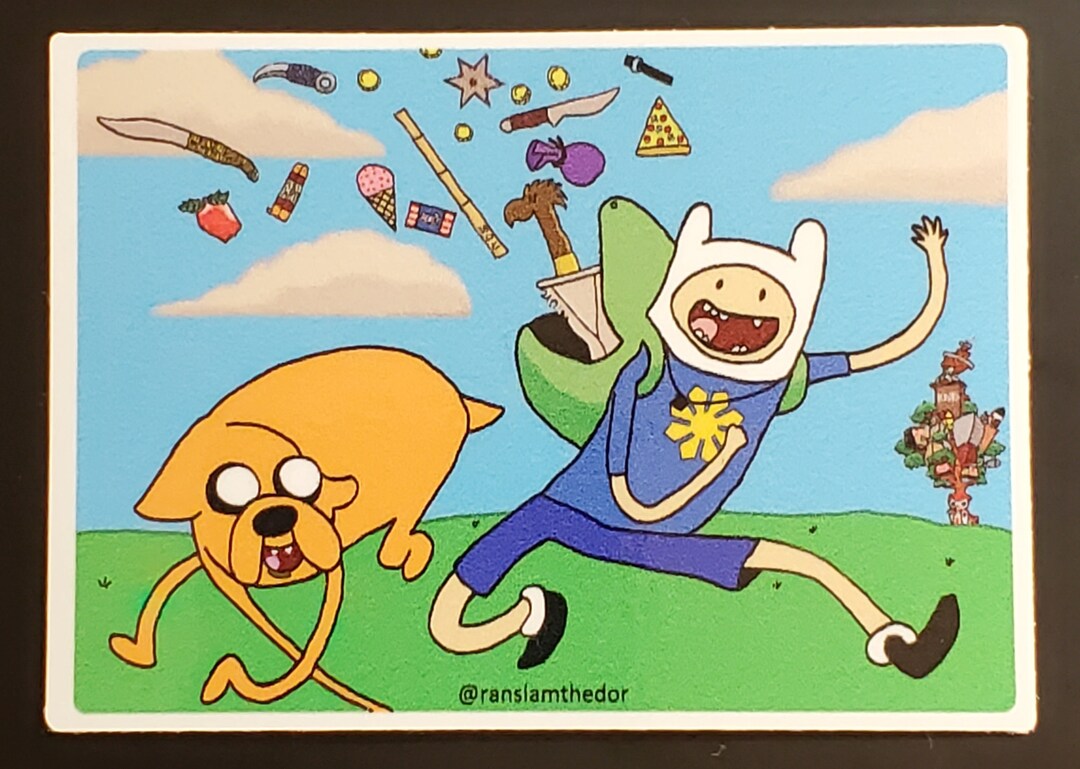 Adventure Time FMA Vinyl Sticker - Etsy