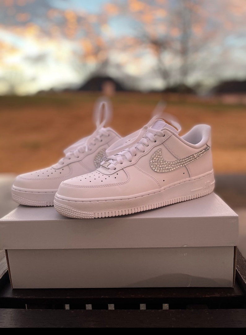 Custom Rhinestone Air Force 1 Swoosh - Etsy