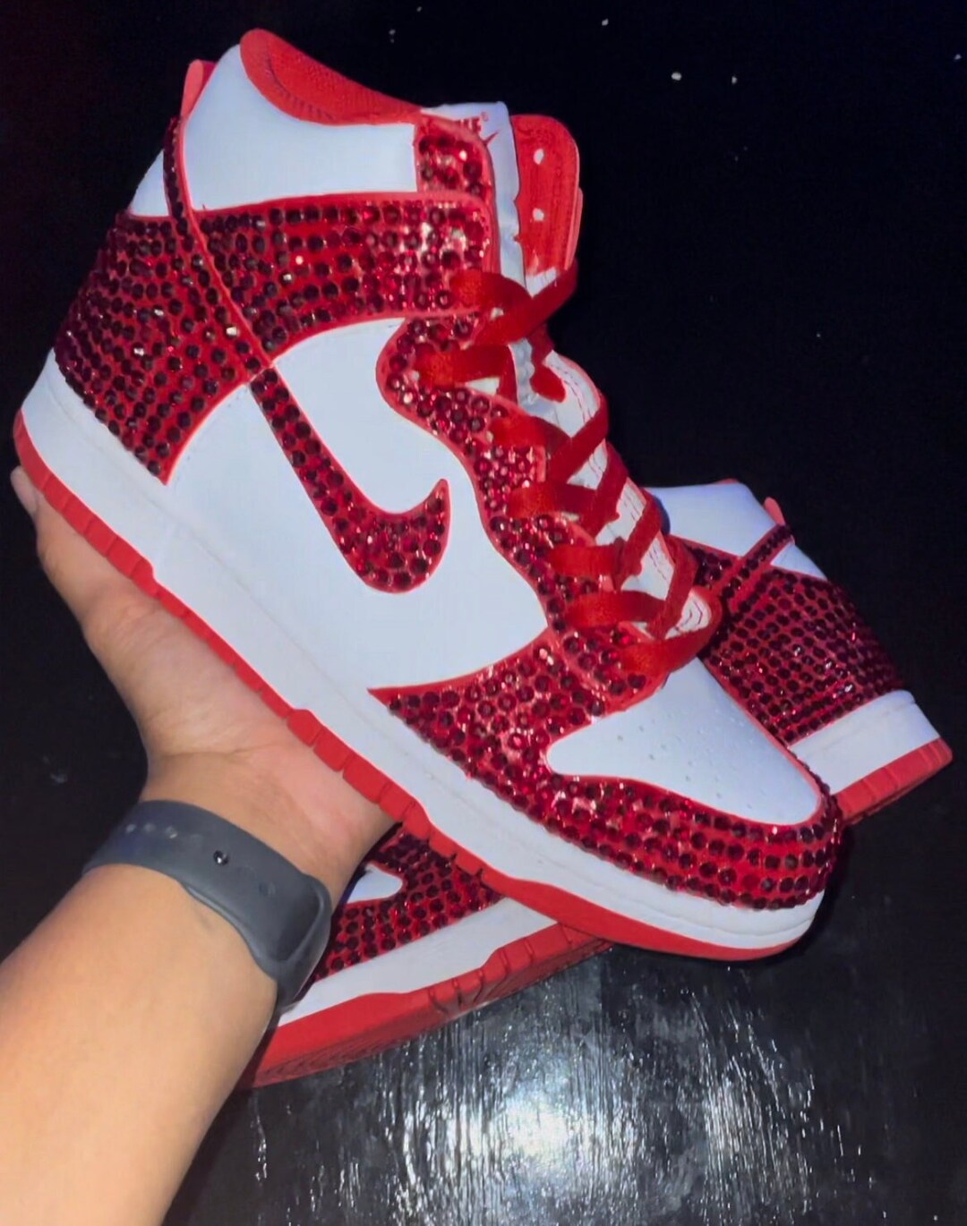 Custom Bling Dunks Air Force 1 J1s - Etsy