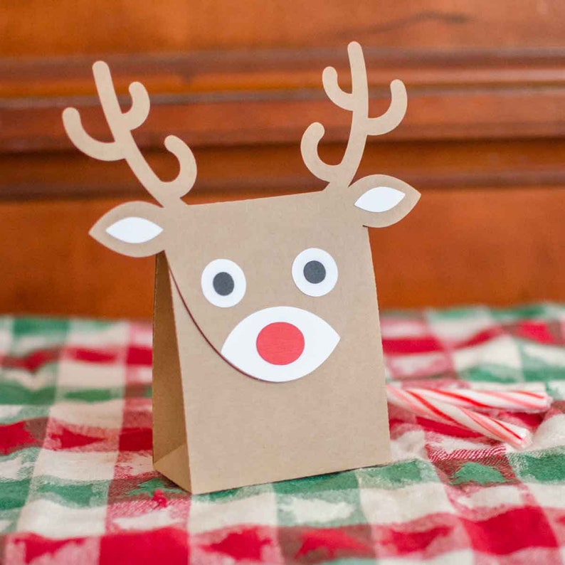 SVG - 3D Reindeer Box Svg - INSTANT Download, Box Svg, Christmas Box ...