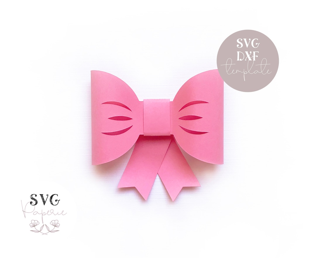 SVG - 3D Bow Template, 3d Bow Svg, INSTANT Download, Dxf File Also ...