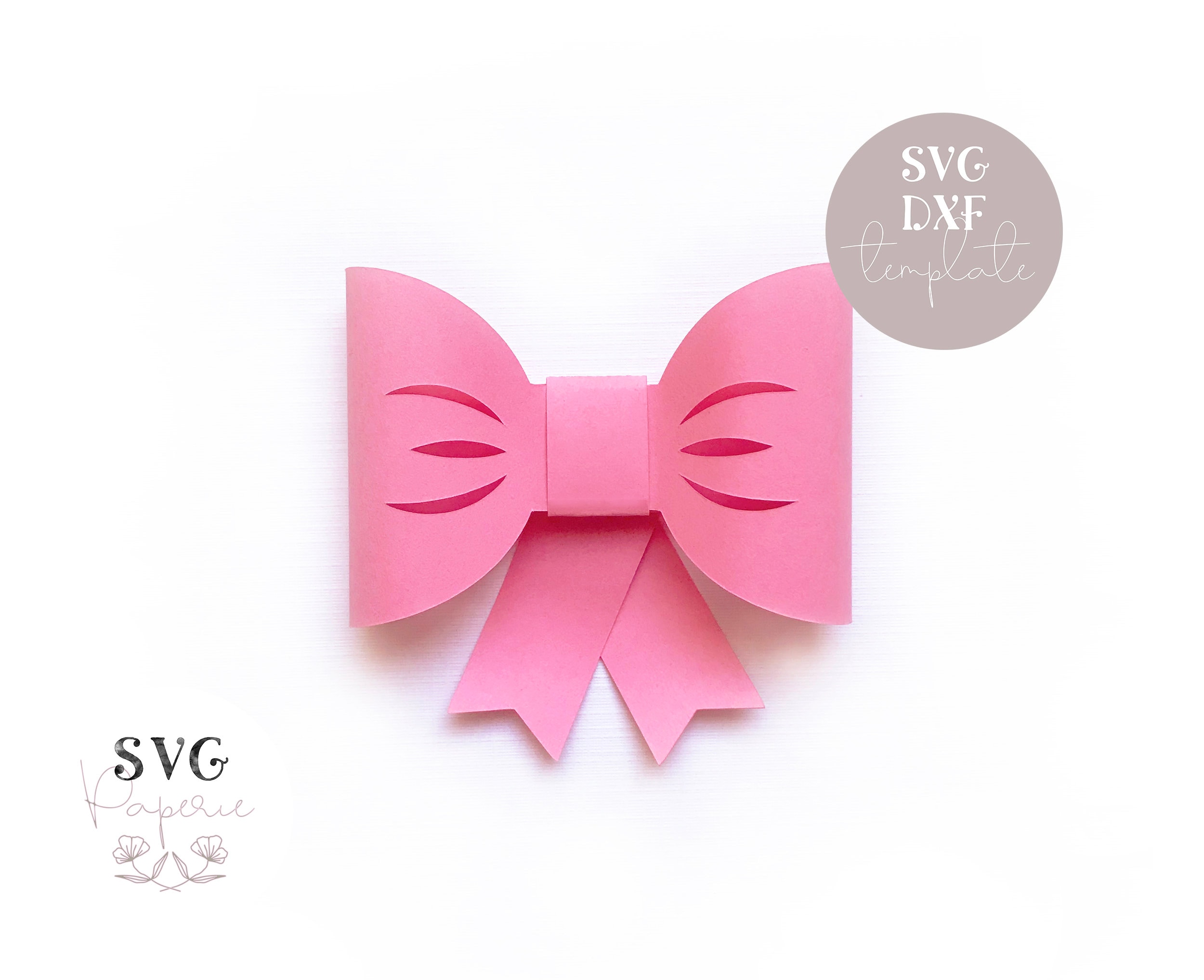 SVG - 3D Bow Template, 3d Bow Svg, INSTANT Download, Dxf File Also ...