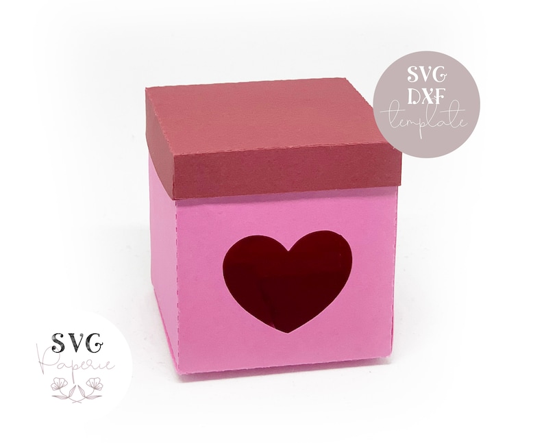SVG - 3D Heart Cut Out Box Svg - Valentines Day Box, INSTANT Download ...