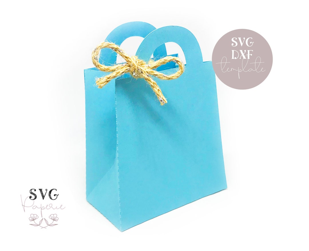 SVG - 3D Basic Paper Gift Bag Template Svg, INSTANT Download, Dxf File ...