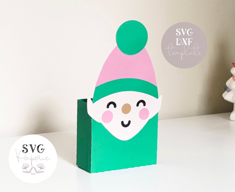 SVG - 3D Christmas Box Svg Bundle - Santa Box, Reindeer Box and Elf Box ...