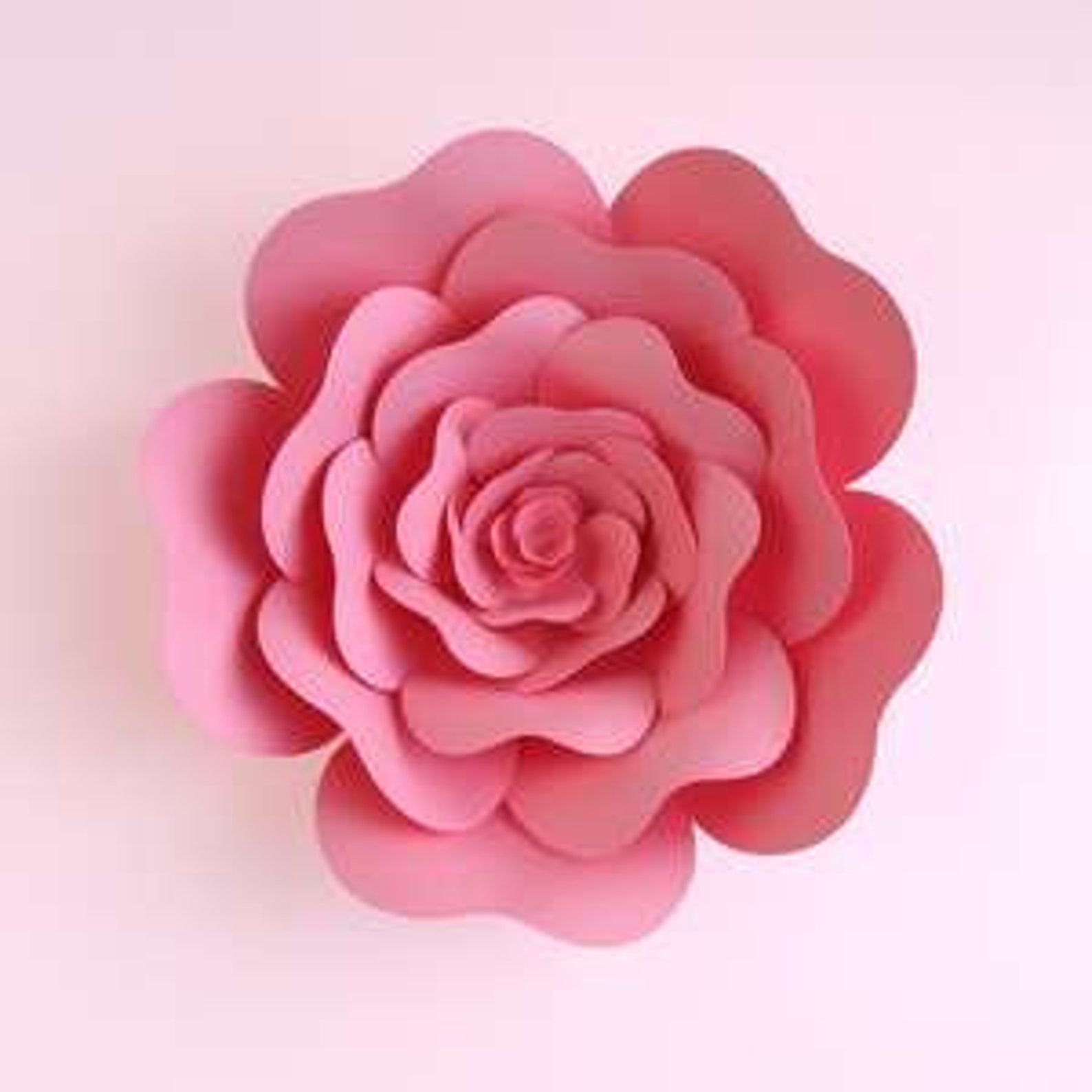 SVG - 3D Flower Template, Cute Rose Svg, INSTANT Download, Dxf File ...