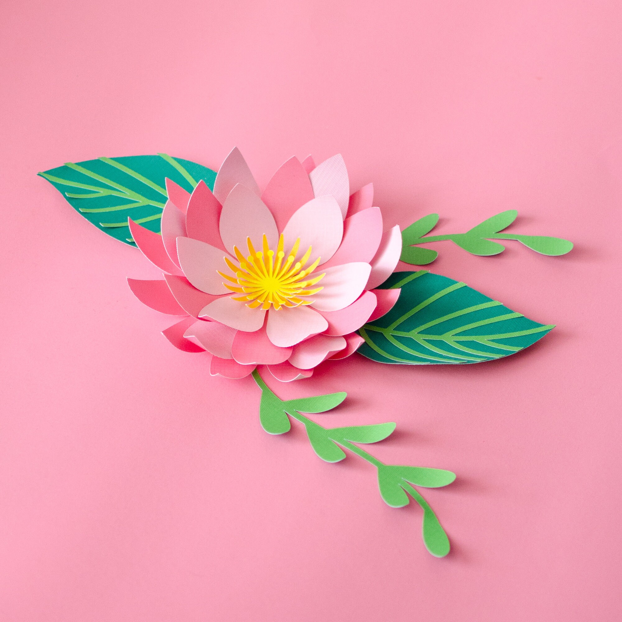 SVG 3D Flower Bunch, Layered Flower Svg, INSTANT Download, Paper Flower ...