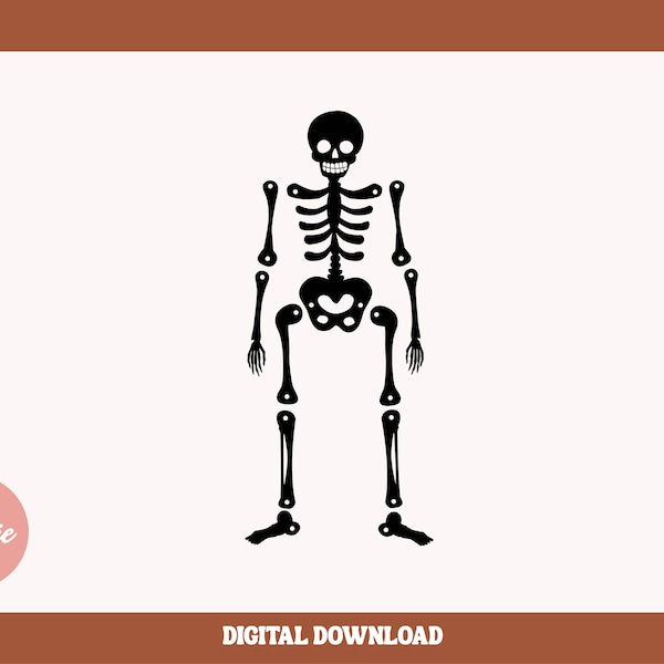 Skeleton Svg - Etsy
