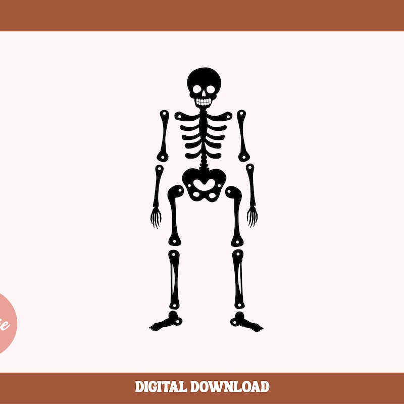 Skeleton Svg - Etsy