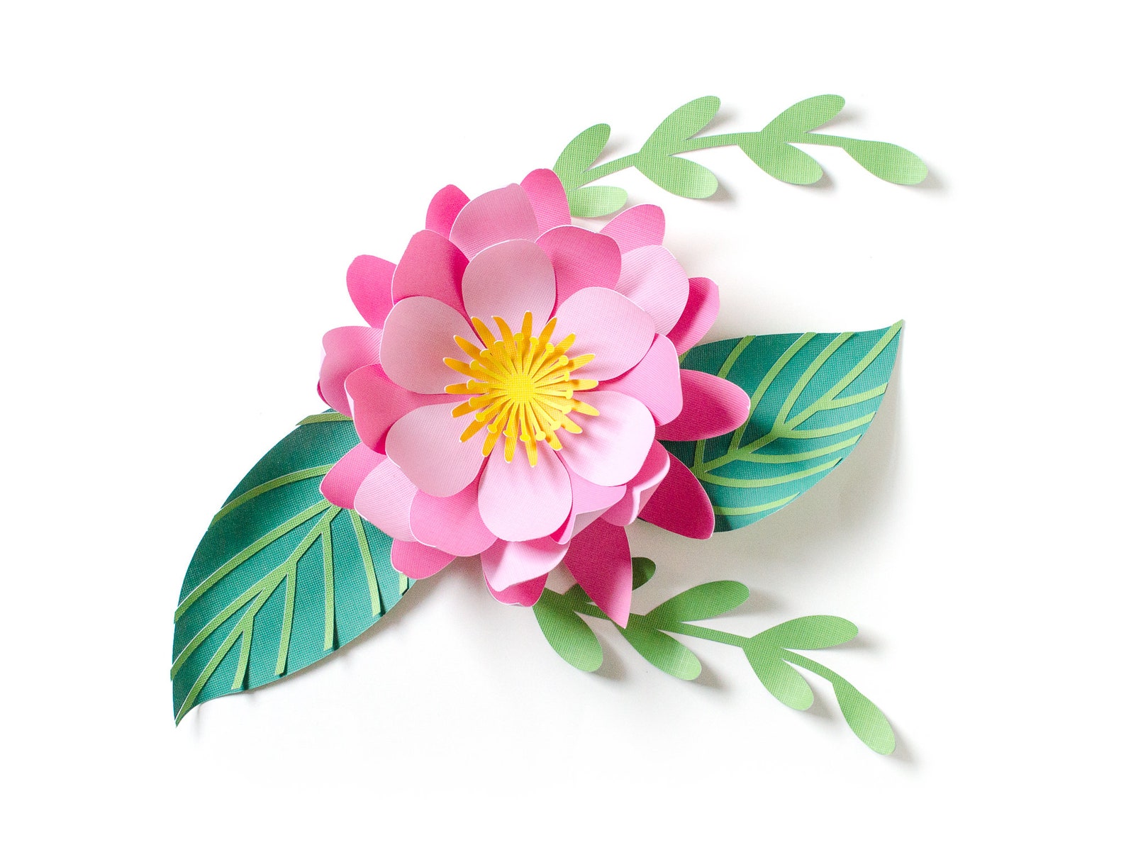 SVG 3D Flower Bunch, Layered Flower Svg, INSTANT Download, Paper Flower ...