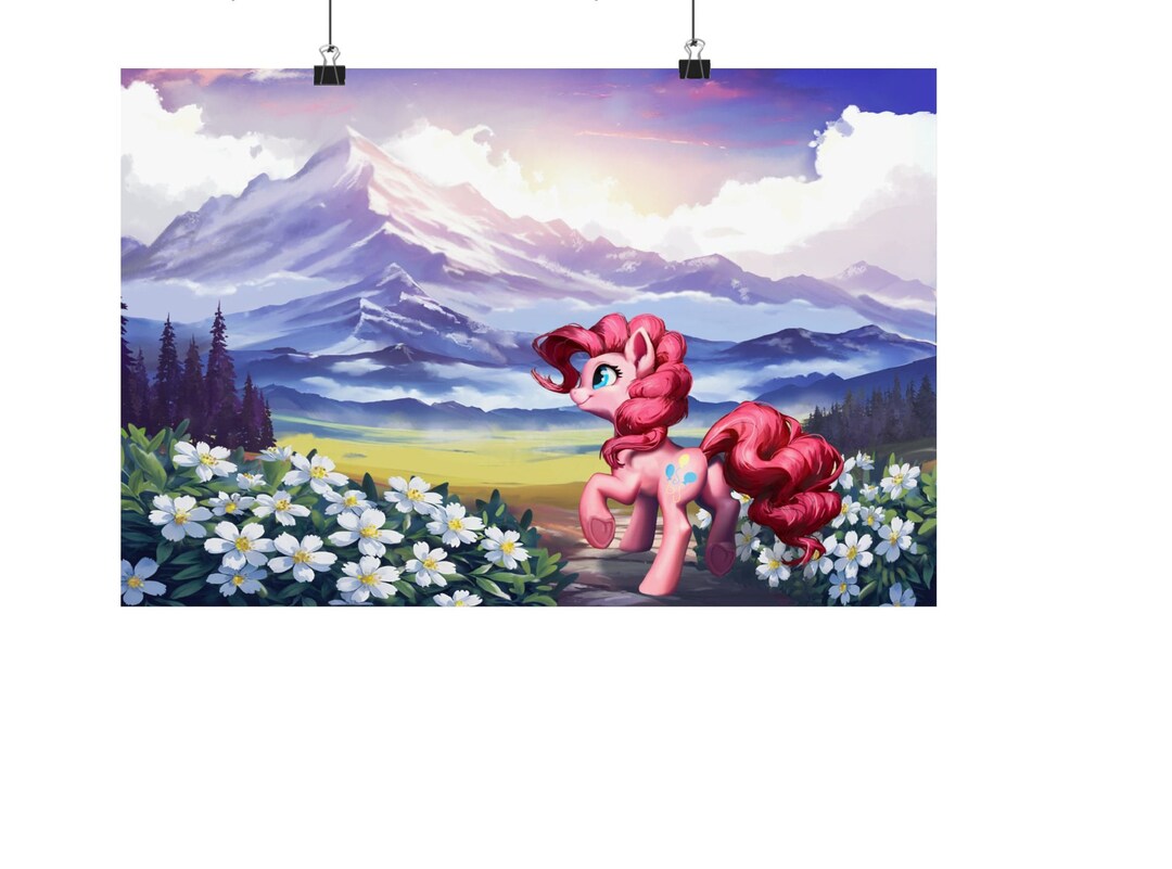 Pinkie Pie Journeying to Yakyakistan | 12"x18" Print - Etsy