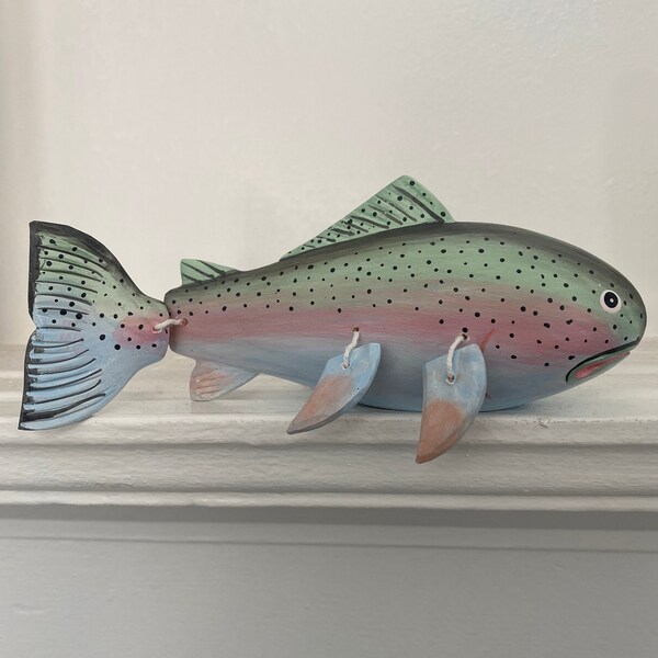 Fly Fishing Figurine - Etsy