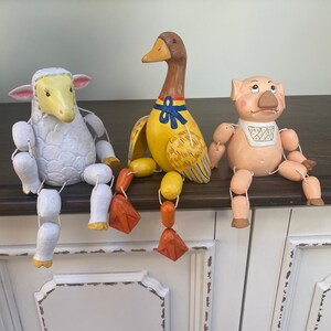 Lamb- Hand Painted Collectable Figurine - Kitchen Art - Christmas Gift ...