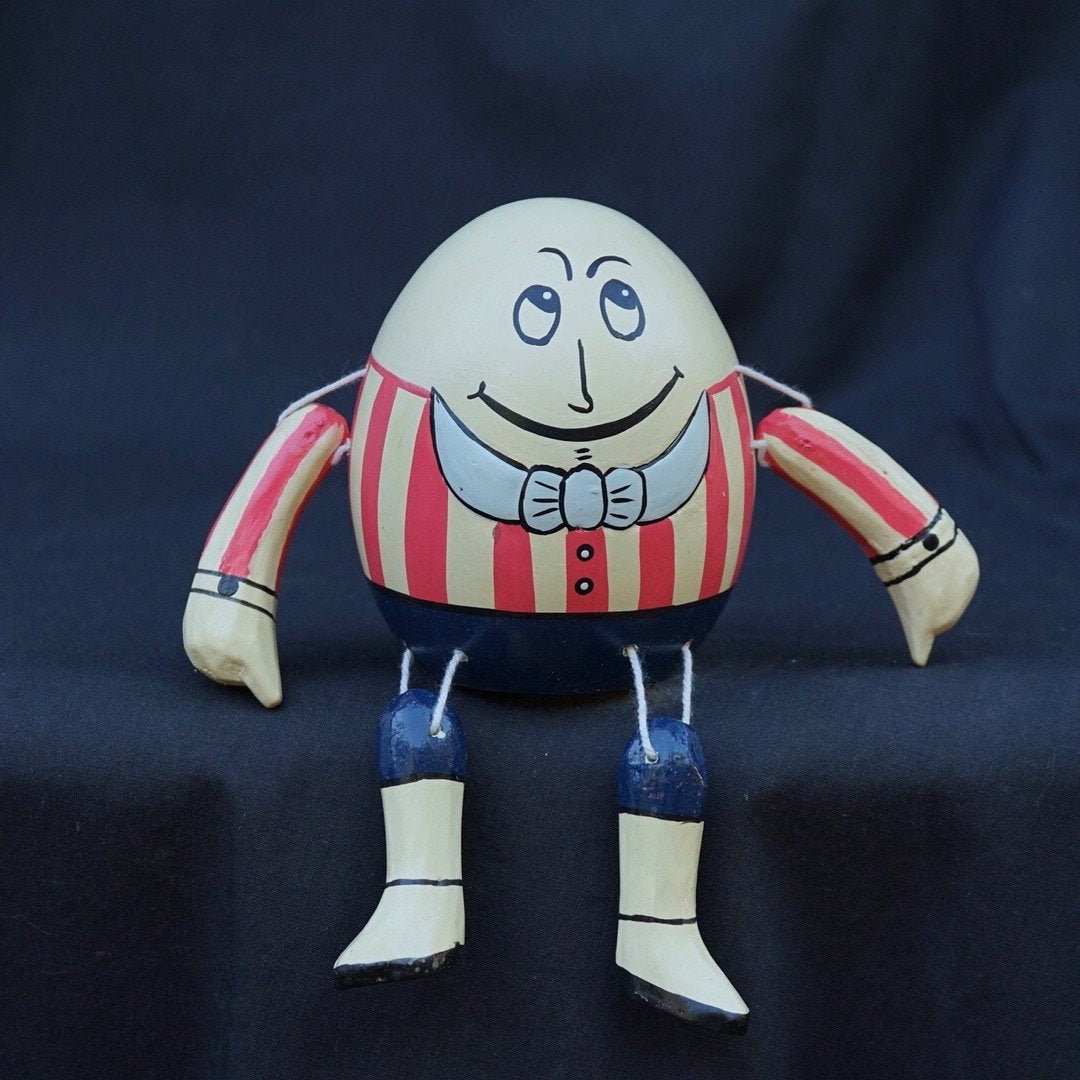 Humpty Dumpty- Hand Painted Collectable Figurine - Kitchen Art ...