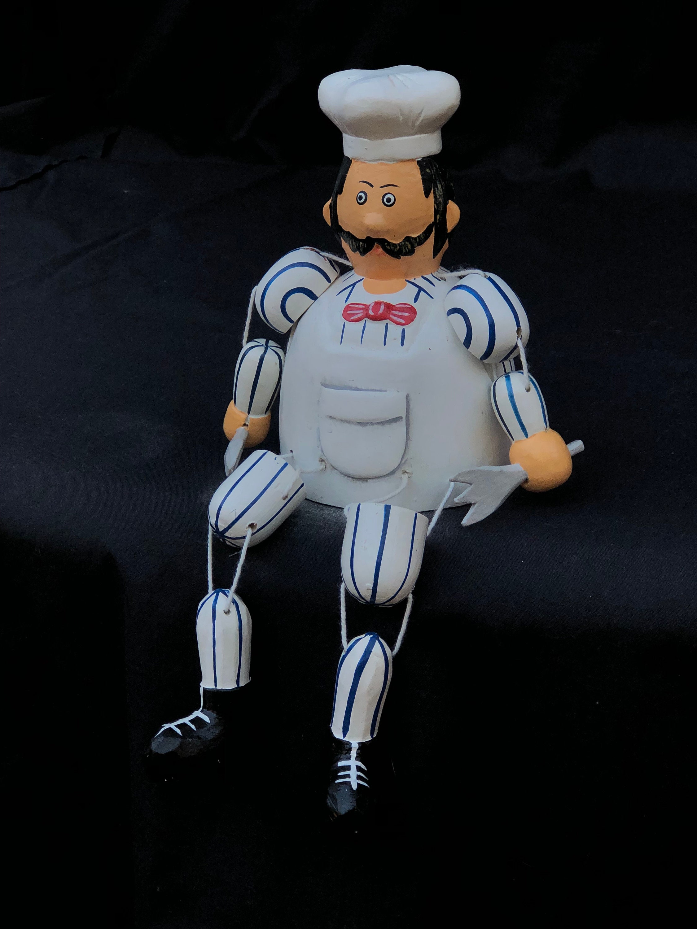 Chef Hand Painted Collectable Figurine Kitchen Art Gift | Etsy