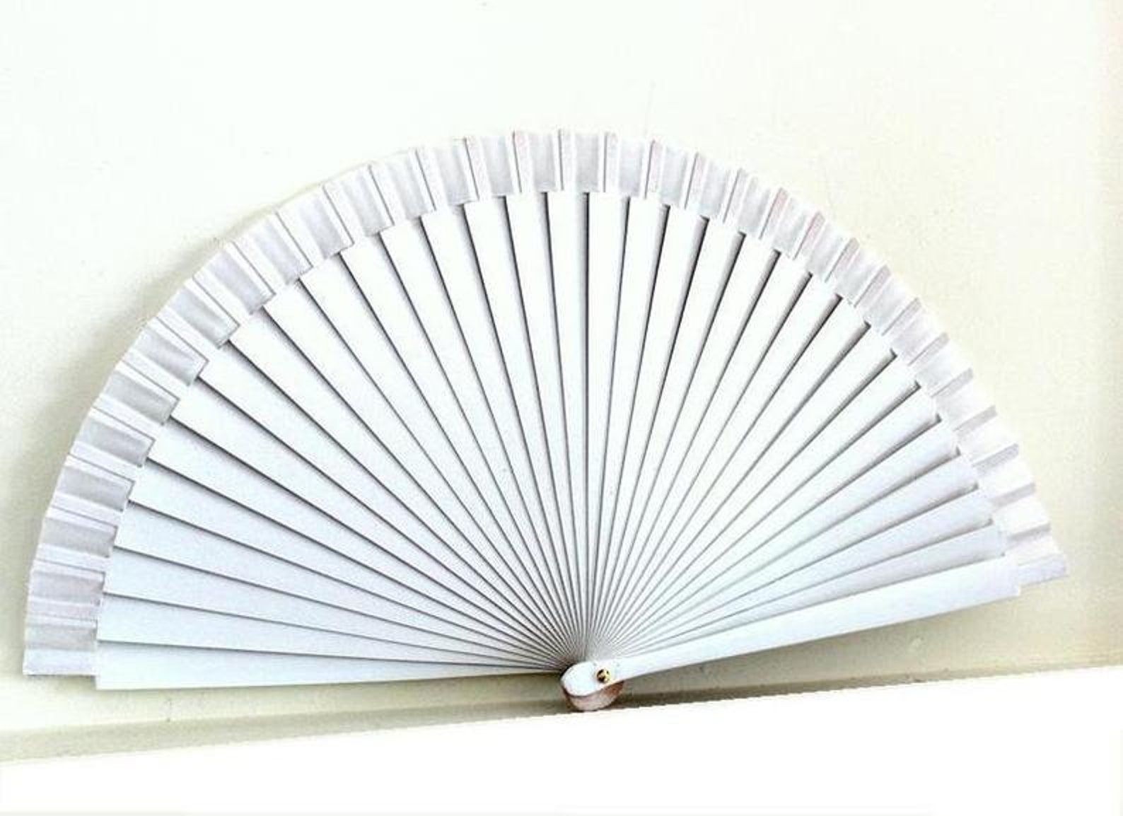 Hand Fan Fan White Wedding Fan Bride - Etsy