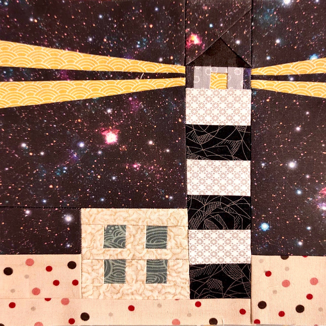 Faro - Foundation Paper Piecing Pattern. Lighthouse Block. Begginer ...
