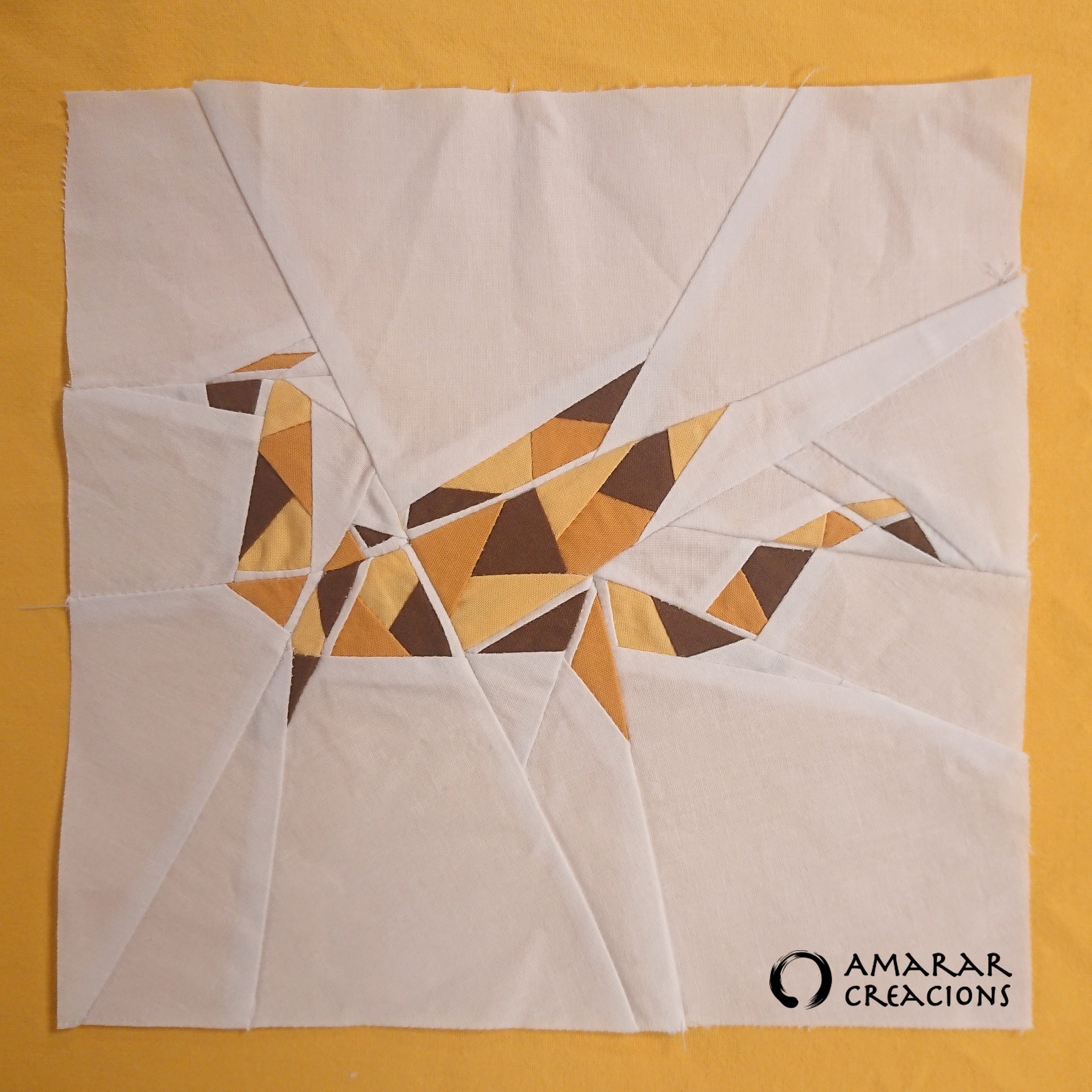 Origami Dragon Foundation Paper Piecing Pattern. Block Quilt Pattern. 2 ...