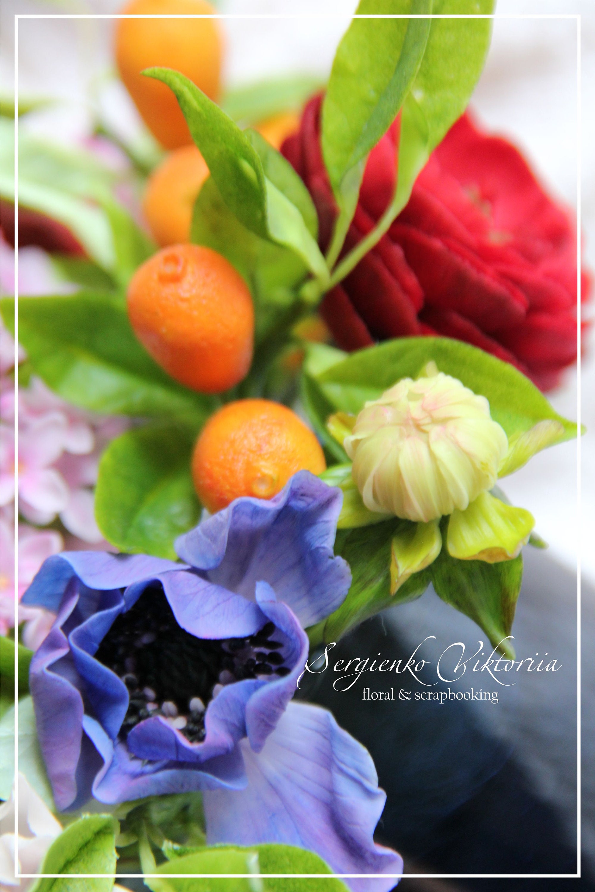 Cold Porcelain Flowers, Handmade Flowers, Interior Compositions, Home ...