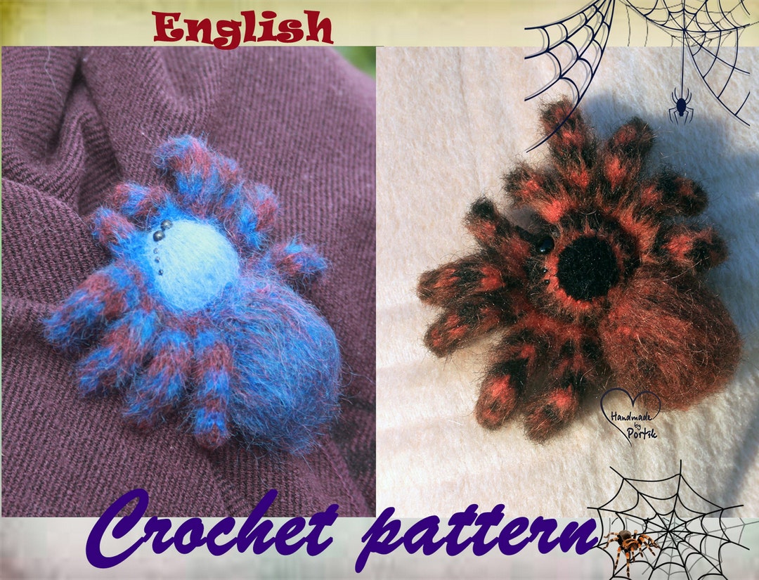 Spider Crochet Pattern, Easy Crochet Halloween Pattern, Crochet Boo ...