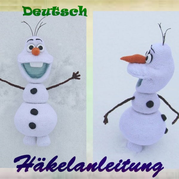 Crochet Olaf Pattern - Etsy