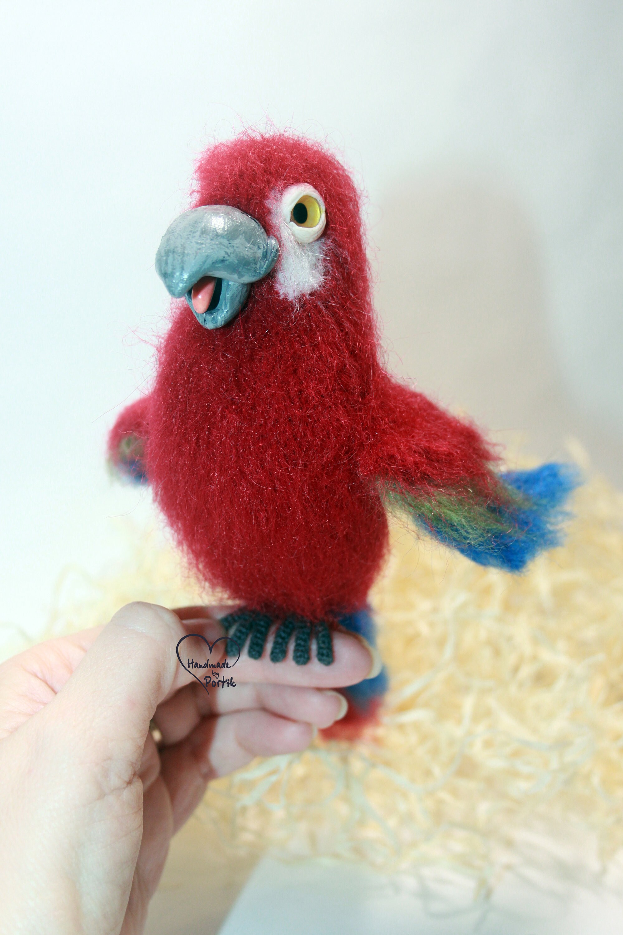 Red Parrot Amigurumi Pattern Crochet Parrot Bird Toy Pattern - Etsy