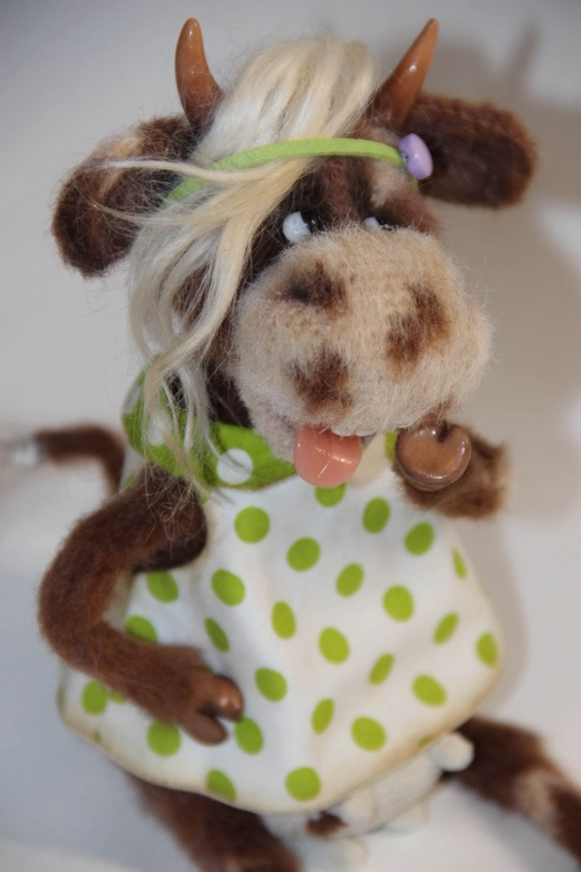 Funny Cow Crochet Pattern Cute Cow Cool Cow Tutorial Crochet Cow ...