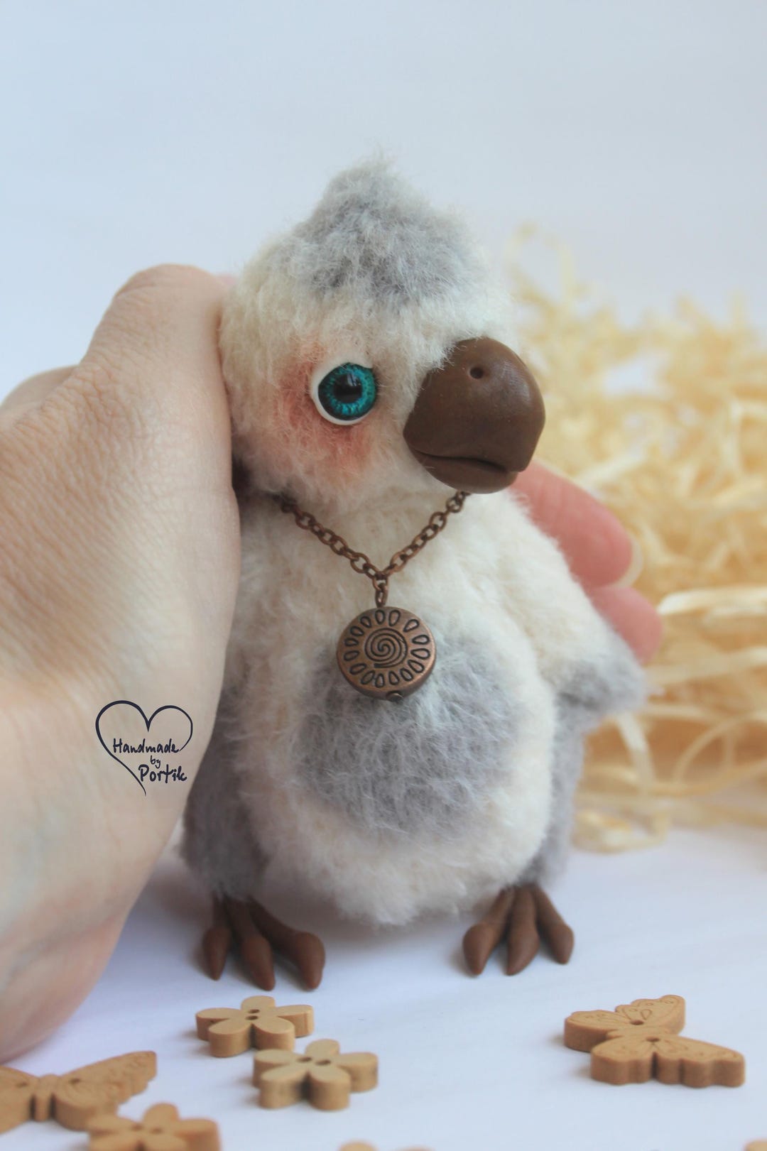 Cute Parrot Bird Toy Parrot Toy Baby Parrot Amiguru Parrot for Birds ...