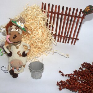 Funny Cow Crochet Pattern Cute Cow Cool Cow Tutorial Crochet Cow ...