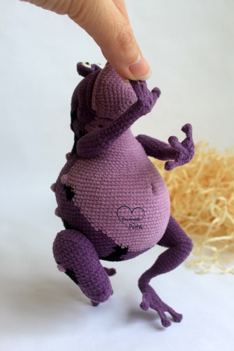 Funny Toad Crazy Frog Crochet Funny Toad Crochet Animals Funny - Etsy