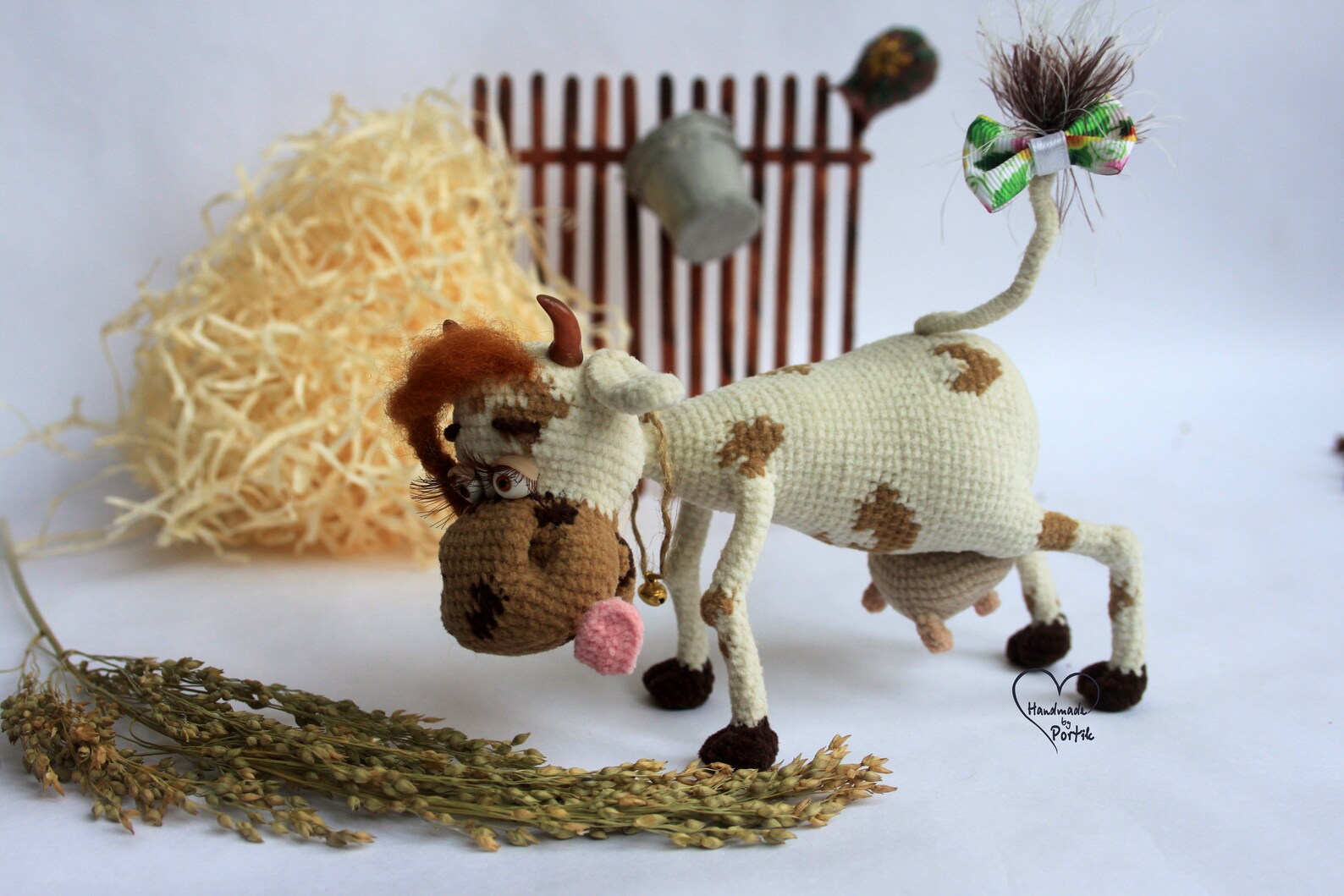 Funny Cow Crochet Pattern Cute Cow Cool Cow Tutorial Crochet Cow ...