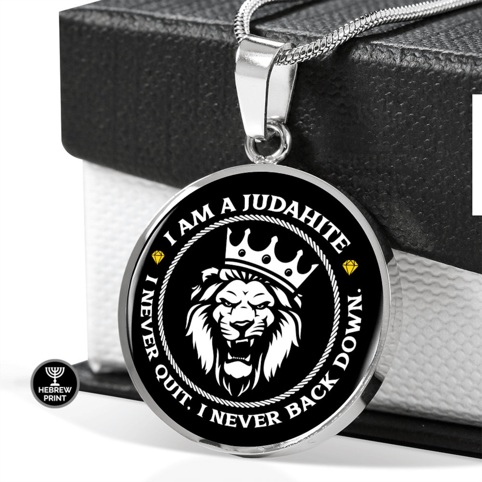 I AM A JUDAHITE, Judah, Hebrew Israelite Necklace Men & Women, 12 ...