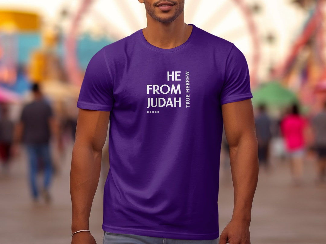 Hebrew Israelite Garment for Men, Tribe of Judah T-shirt, Israelite ...