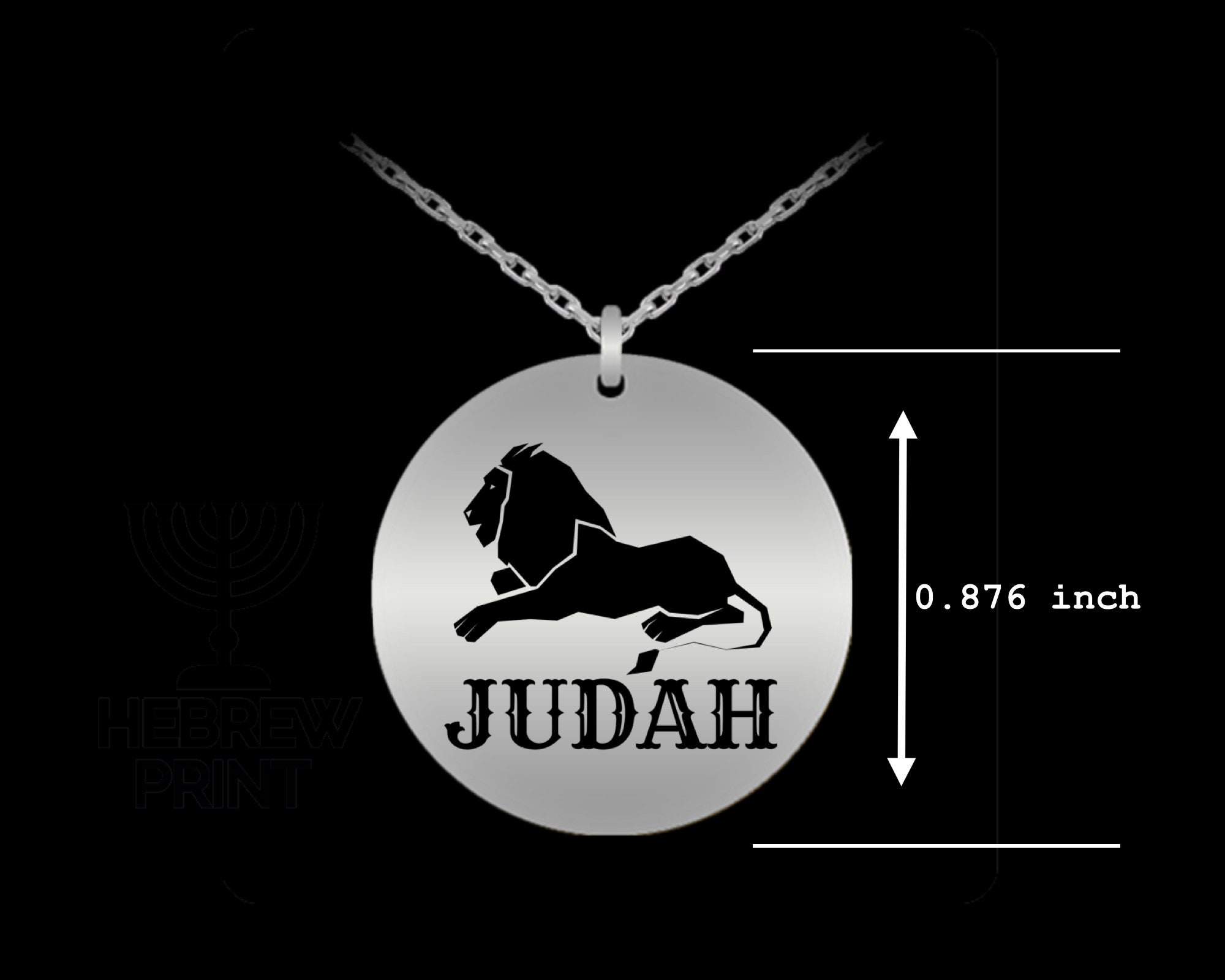 Hebrew Israelite Jewelry Lion of Judah Necklaces Hebrew | Etsy