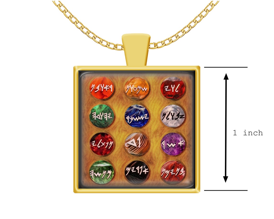 Ephod Paleo Hebrew Necklace 12 Tribes Breastplate Necklace | Etsy