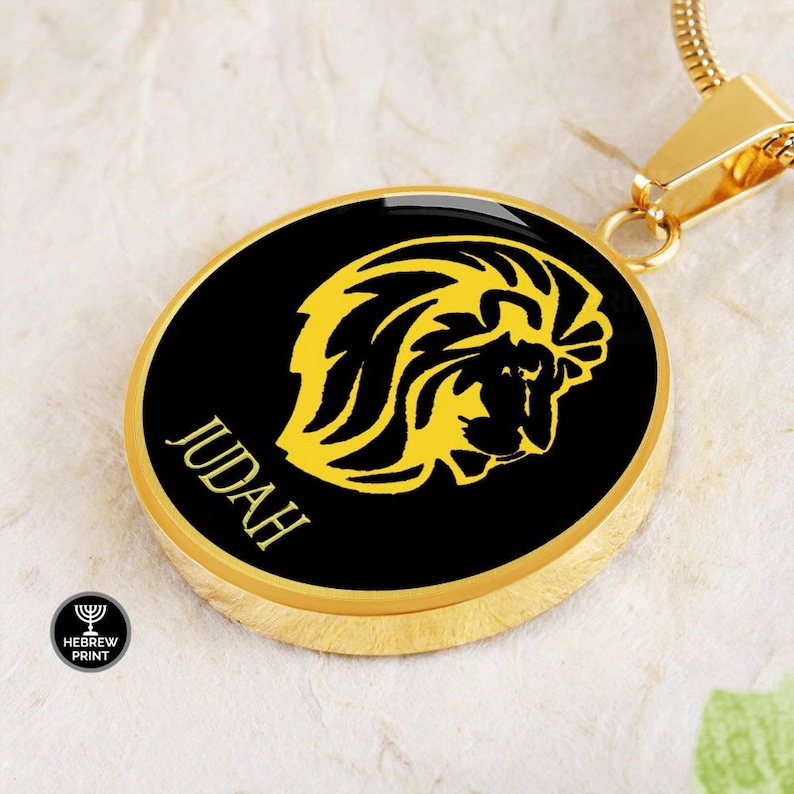 Lion of Judah Necklace Hebrew Israelite Jewelry for Men and - Etsy