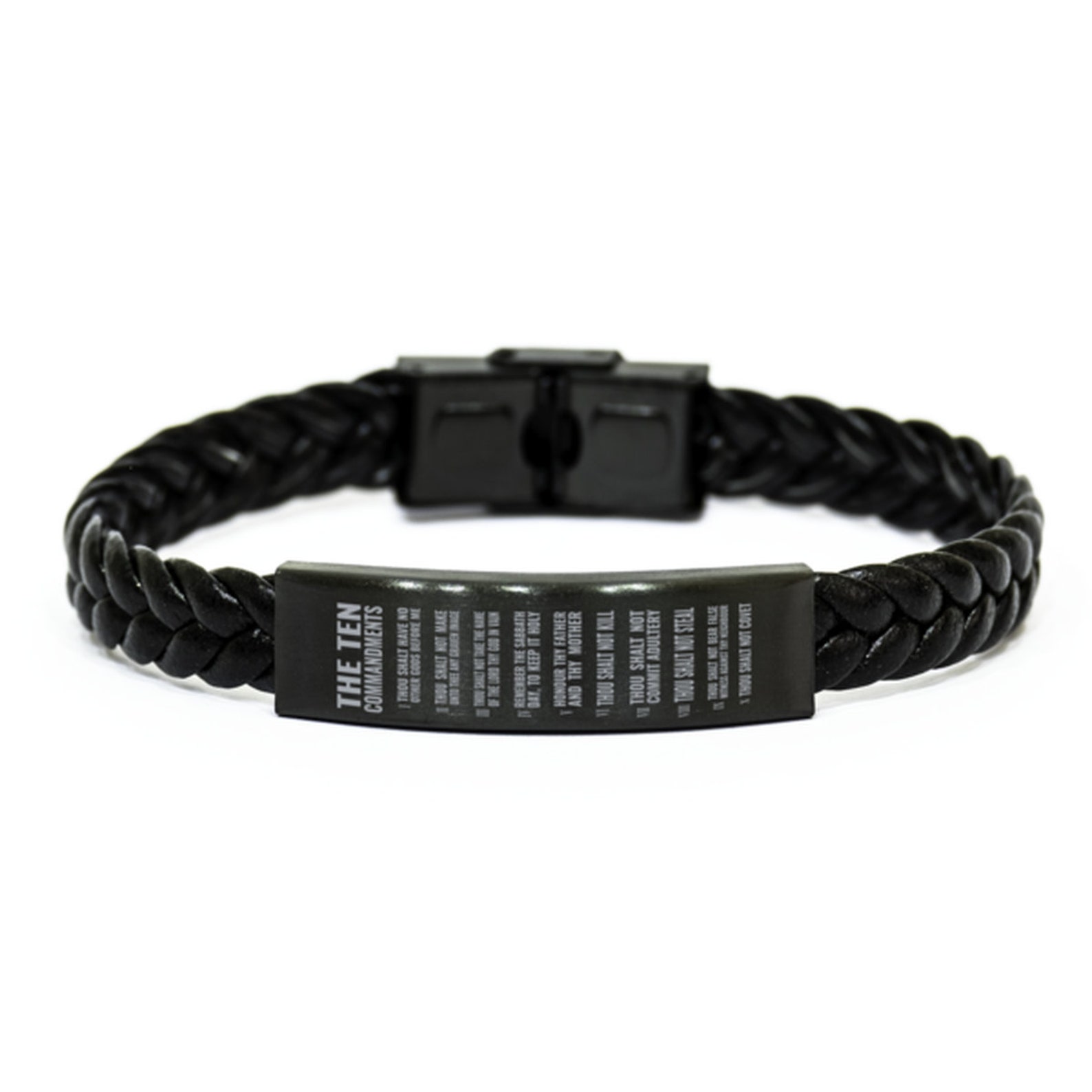 10 Commandments Bracelet, Bible Verse Bracelet, Hebrew Israelite ...