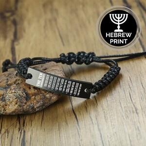 The 10 Commandments Bracelet, Bible Verse Bracelet, Hebrew Israelite ...