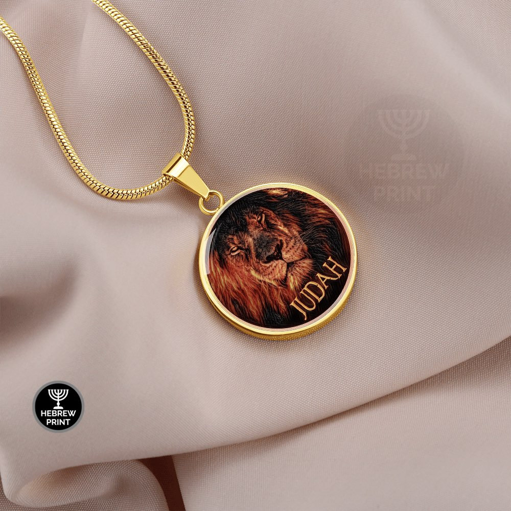 Lion of Judah Necklace, Hebrew Israelite Jewelry for Men and Women ...