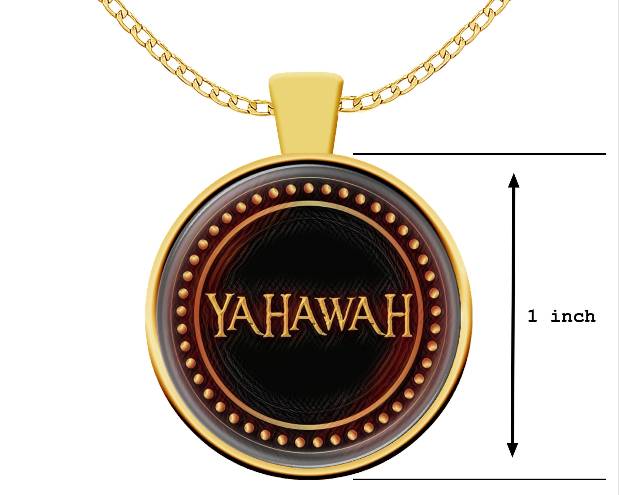 Yahawah Necklace Name of God YHWH Necklace YHVH YHWH Yahweh | Etsy