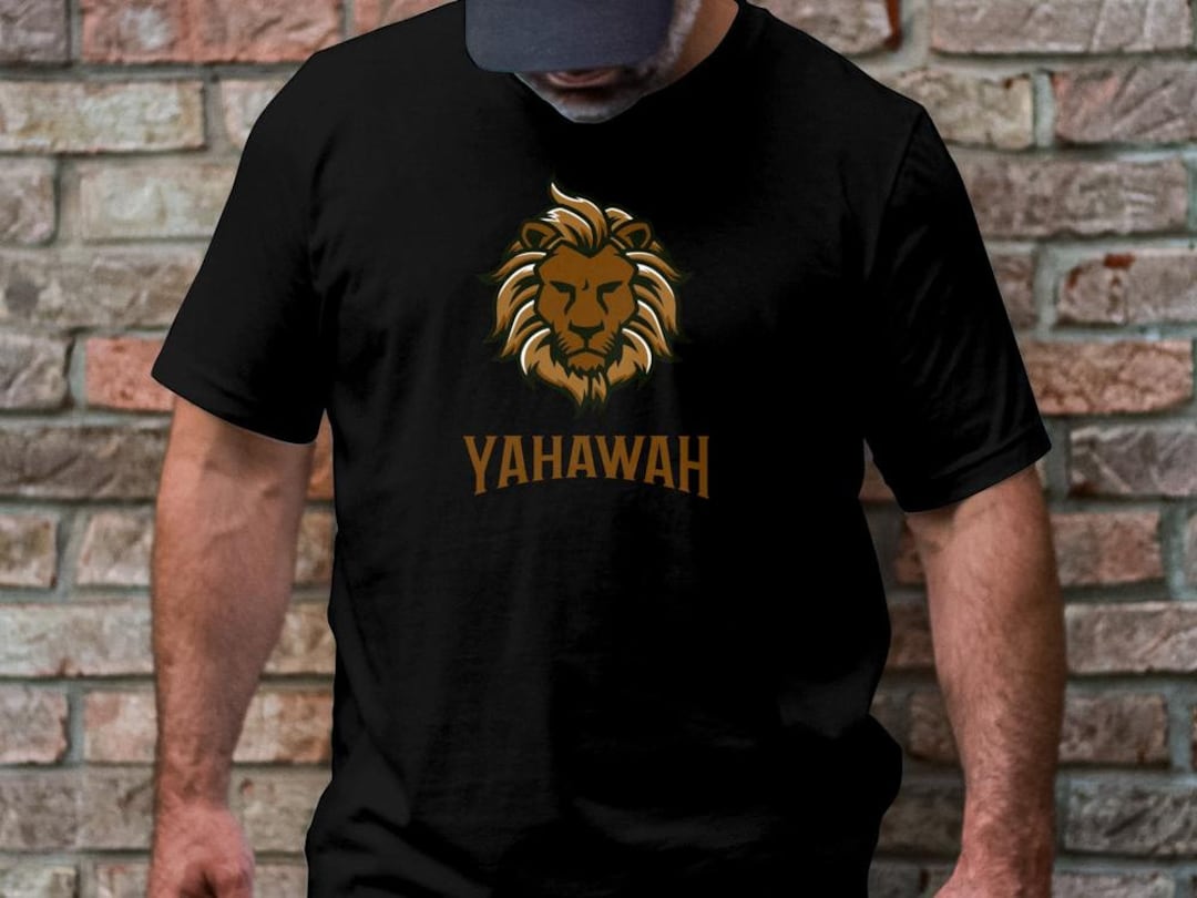 Yahawah Shirt, YHWH, Lion of Judah T-shirt, Hebrew Israelite Clothing ...