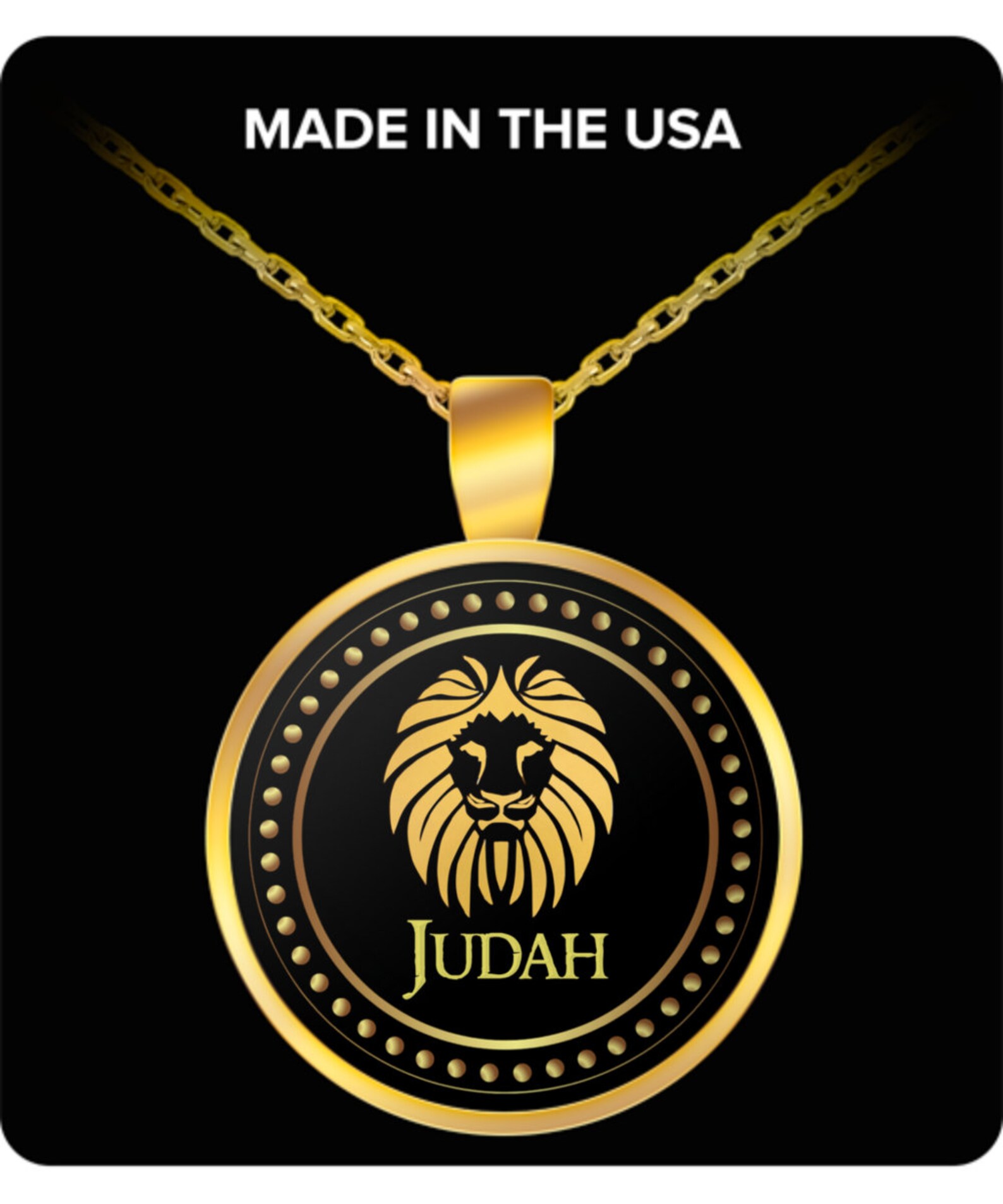 Hebrew Israelite Jewelry Tribe of Judah Necklace for Men - Etsy