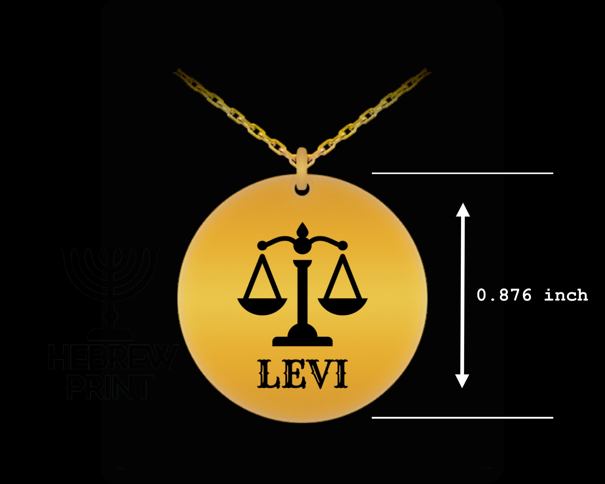 Levi Necklace Tribe of Levi Necklace Hebrew Israelite | Etsy Canada