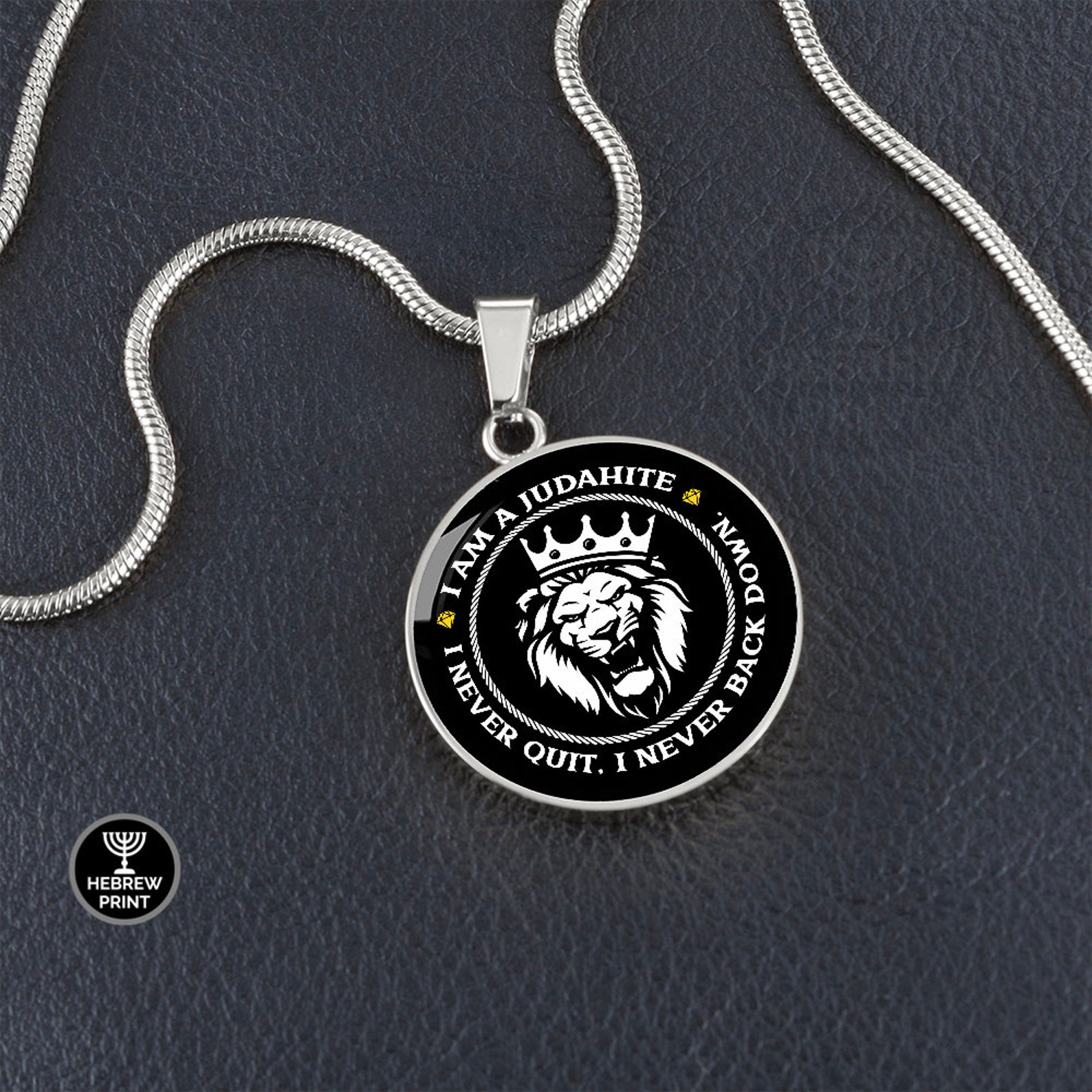 I AM A JUDAHITE, Judah, Hebrew Israelite Necklace Men & Women, 12 ...