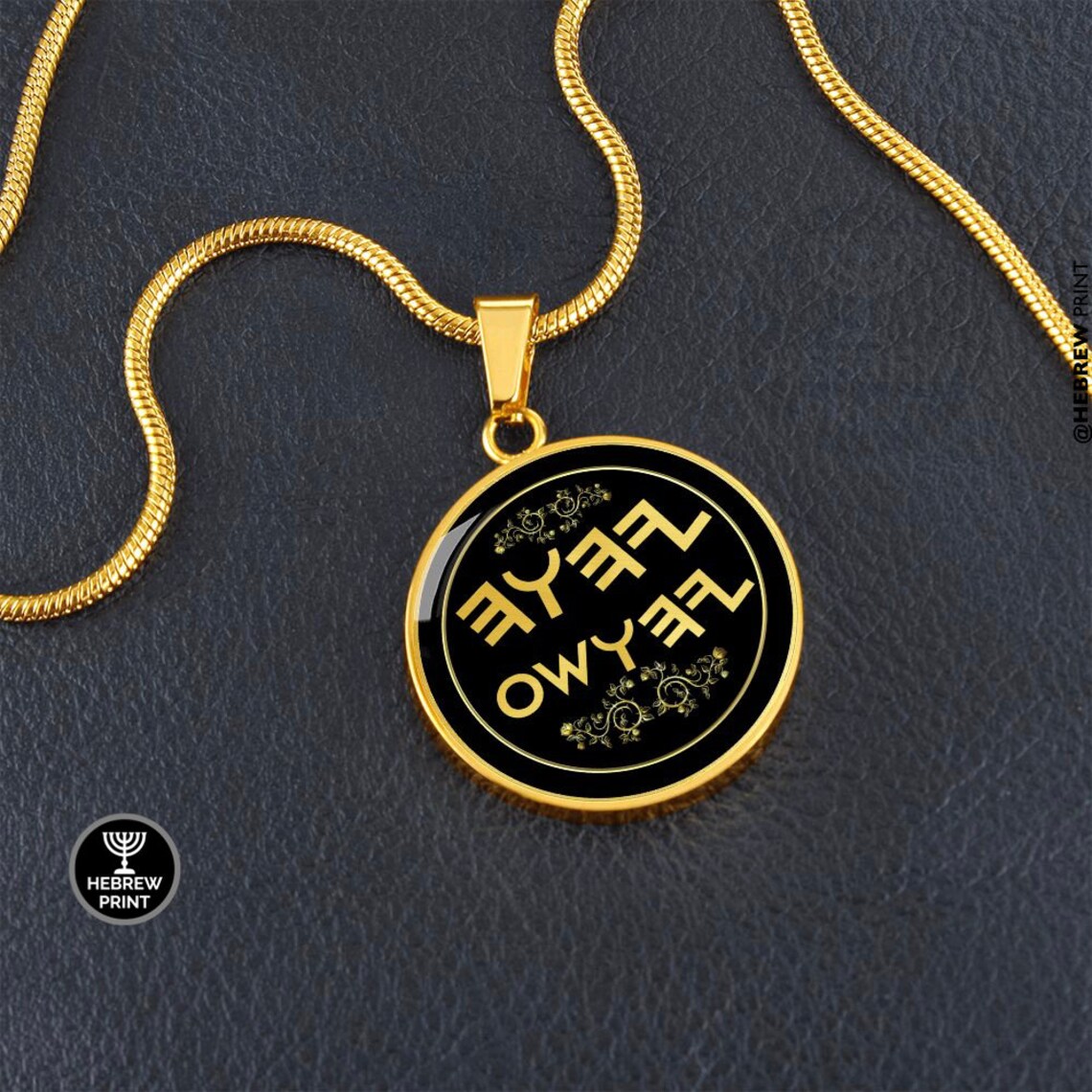 Yahuah and Yahusha Paleo Hebrew Letters Israelite Necklace - Etsy