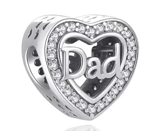 Pandora Dad Charm - Etsy