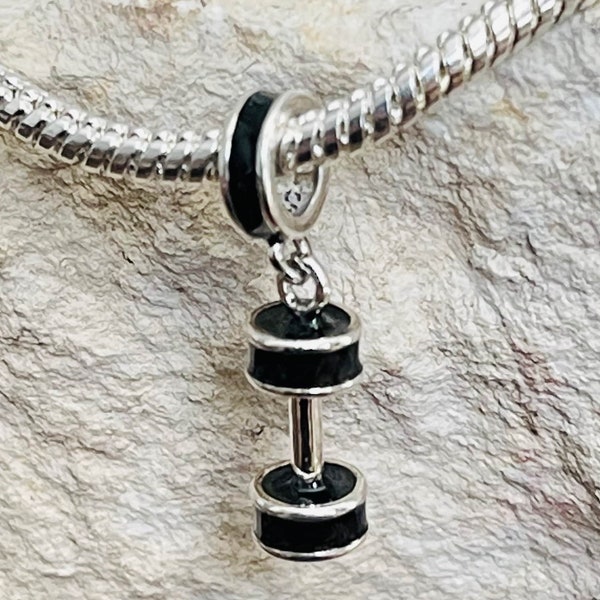 Dumbbell Charm - Etsy